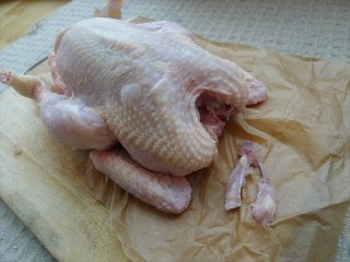 Default roast chicken (with lardons, lettuce and peas)