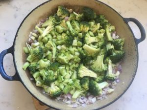 Lazy Broccoli with Chickpeas and Garlic